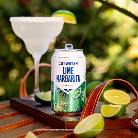 Cutwater Spirits Tequila Drink Lime Margarita 4 X 12 Fl Oz Postmates