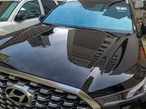 팰리세이드 신차패키지 블락포디 스카이블루 썬팅 2채널 블랙박스 메이튼 사이드스텝 시공 네이버 블로그