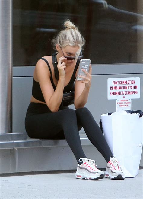 Elsa Hosk In Tights Leaves A Gym In New York 06 14 2018 Hawtcelebs