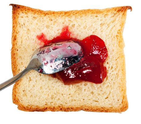 Bread With Jam Stock Images Image