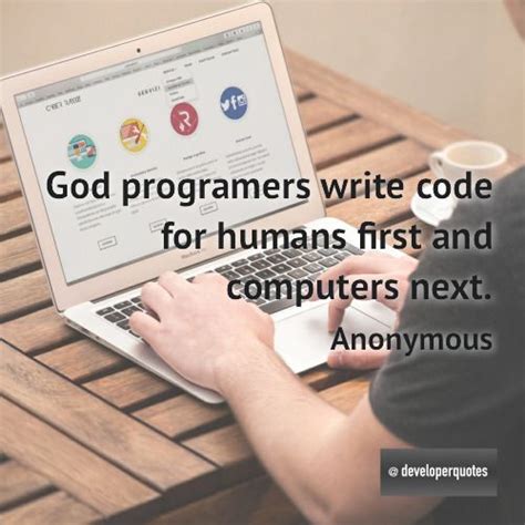 God Programmers Code For Humans First Computers Next