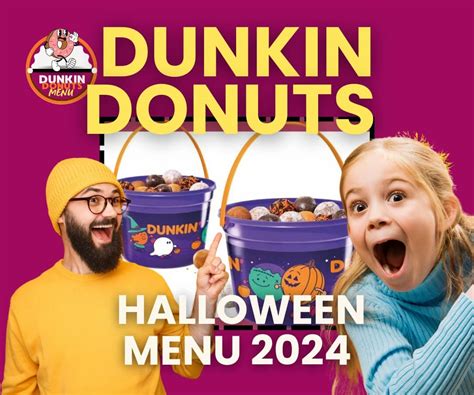 Dunkin Halloween Menu Dunkin Donuts Menu With Prices