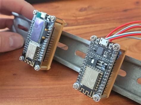 Din Rail Mount With Adapterplate For Esp8266 By Printnic Makerworld
