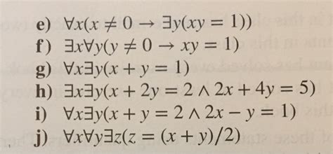 Solved 28 Determine The Truth Value Of Each Of These
