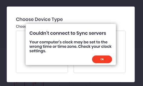 Sync Proper Message On Wrong Device Time · Issue 3962 · Bravebrave