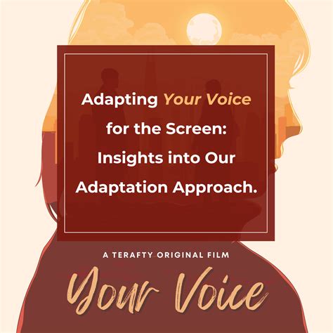 Adapting Your Voice For The Screen Terafty