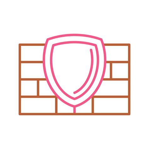 Firewall Vector Icon Vector Art At Vecteezy