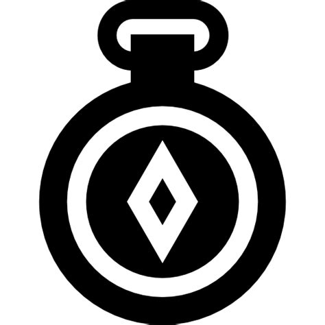 Compass Basic Straight Filled Icon