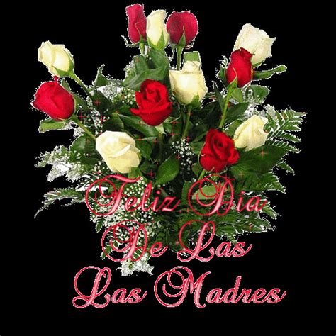 Imágenes De Feliz Día De Las Madres En Movimiento Con Rosas Y Flores
