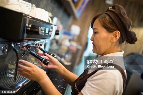 Inside A Caffebene Co Coffeehouse Photos And Premium High Res Pictures Getty Images