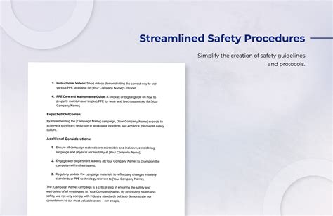 Health Safety PPE Usage Campaign Template In Word PDF Google Docs Download Template Net