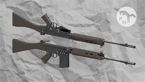 1 35 Fn Fal L1a1 Slr Rifles X5 Foxhopp Models