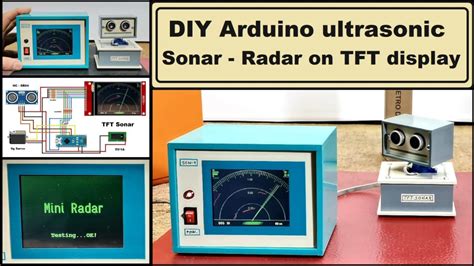 DIY Arduino Ultrasonic Sonar Radar On TFT Display Arduino Maker Pro