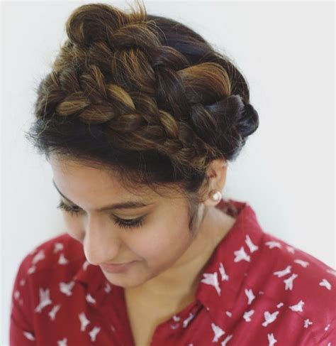 Super Easy Crown Braid Tutorial Hair Care Dreaming Loud