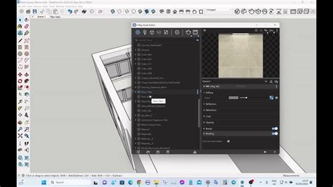 4 Beginner Sketchup Tutorial Adding Materials In Sketchup Using The