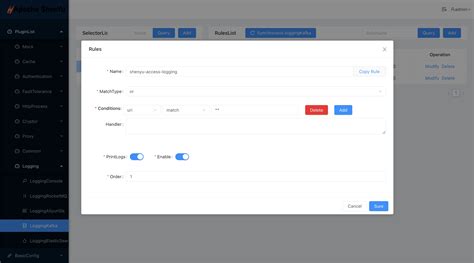 Logging Kafka Plugin Apache Shenyu