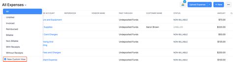 Manage Expenses Filter And Export Expenses Help Zoho Billing