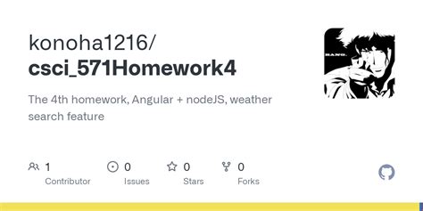 Github Konoha1216csci571homework4 The 4th Homework Angular
