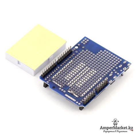 Arduino Uno Prototype Shield с макетной платой Ampermarket Kz
