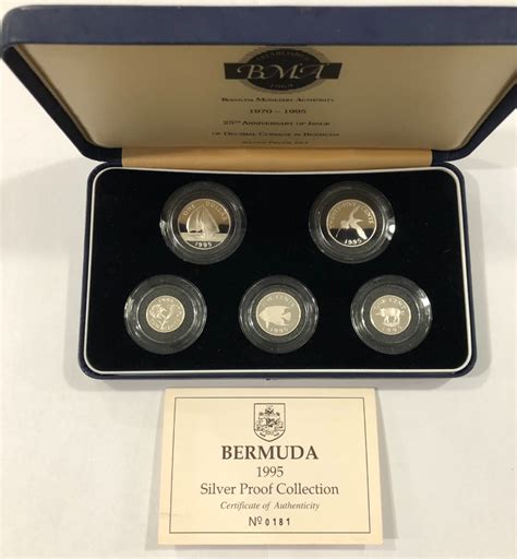 Bermuda 1995 Silver Proof Collection Set London Coin Centre Inc