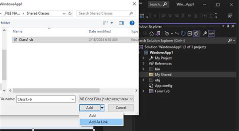 Directory Visual Studio 2022 Renaming Folder Containing Links Fails