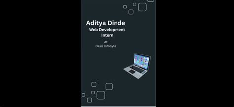 [video] aditya dinde on linkedin task2 oasisinfobyte oasisinfobyte