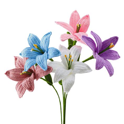 Crochet Lily Flowers Shop Online On Roomtery