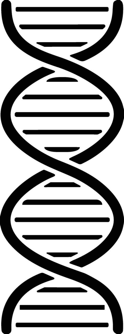 Dna Icon Life Gene Model Bio Code Genetics Molecule Medical Symbol