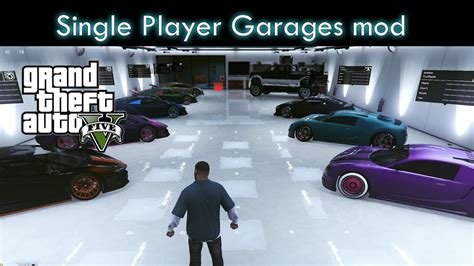 How To Install Single Player Garage Mod In Gta 5 Youtube