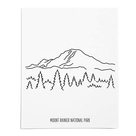 Mount Rainier National Park Coloring Pages [2025]