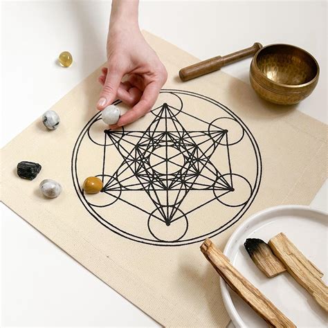 Коврик для работы с кристаллической решеткой