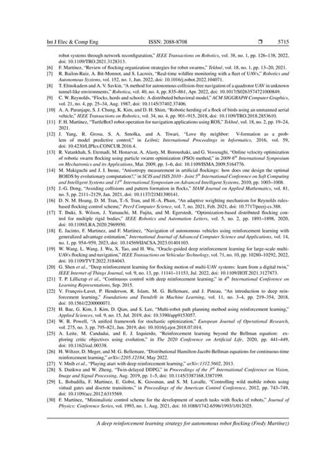 A Deep Reinforcement Learning Strategy For Autonomous Robot Flocking Pdf