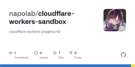 Github Napolabcloudflare Workers Sandbox Cloudflare Workers Playground