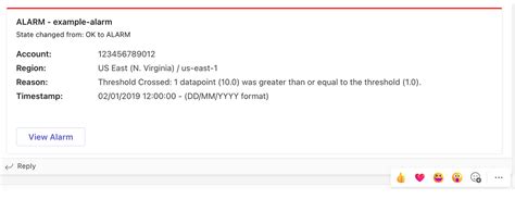Creating An Alert Notification In Microsoft Teams For Aws Cloudwatch Alarms By Tish H Medium