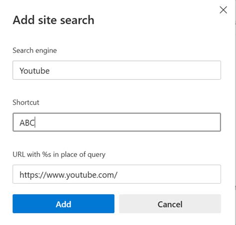 how to create custom keyboard shortcuts for microsoft edge browser