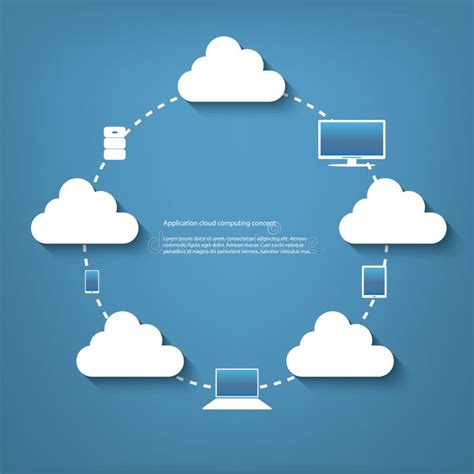 Cloud Computing Concept Vector Illustration Stock Vector Illustration