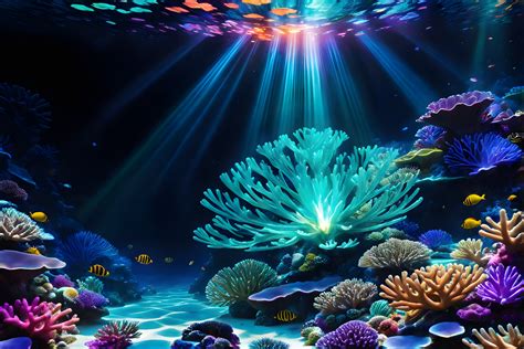 Ocean Underwater Wallpaper Graphic By Mimishop · Creative Fabrica