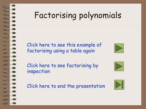 Ppt Factorising Polynomials Powerpoint Presentation Free Download