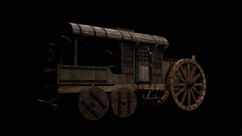 3d Medieval Prison Vehicle Turbosquid 1868215