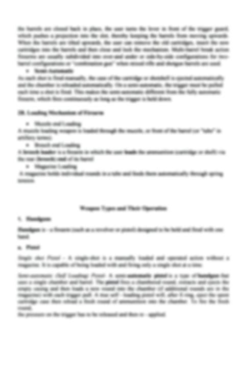 Solution Classification Of Firearm Weapon Types Studypool Solution Classification Of Firearm Weapon Types Studypool