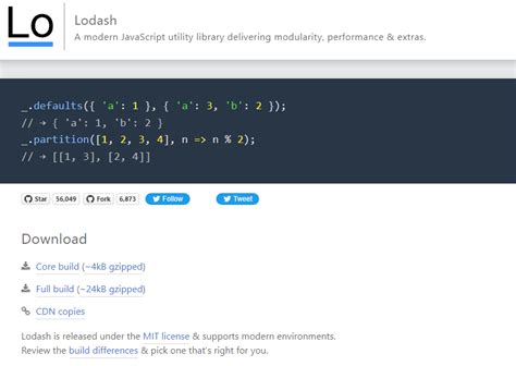 Lodash 자바스크립트 유틸리티 라이브러리의 기능과 사용 예시 디지털노마드의 블로그