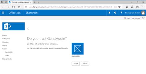 adding a powerful gantt chart to a sharepoint site bryntum