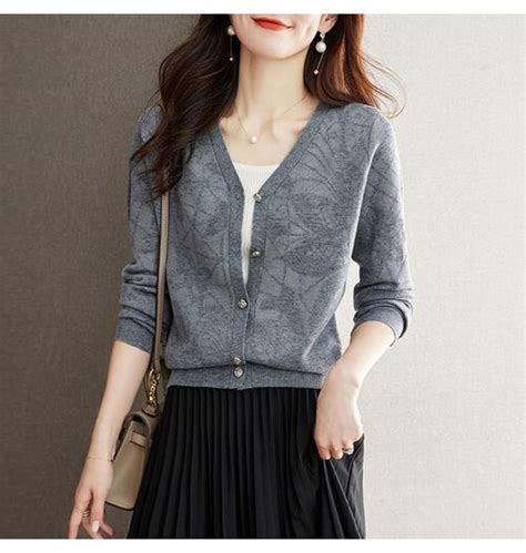 우먼여성 편한 유니크 카디건 브이넥 가을 울니트 스몰 숏봄 니트 코트 아우터 핫템3 티몬