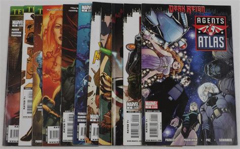 Agents Of Atlas Vol 2 1 11 Vfnm Complete Series Namora Marvel