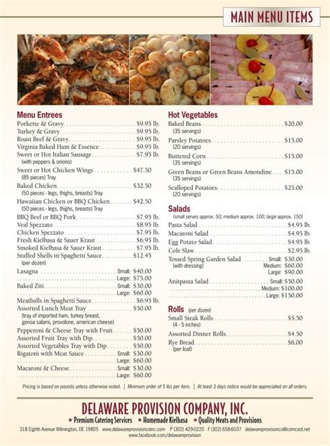 main menu items pdf grocery shopping shopping