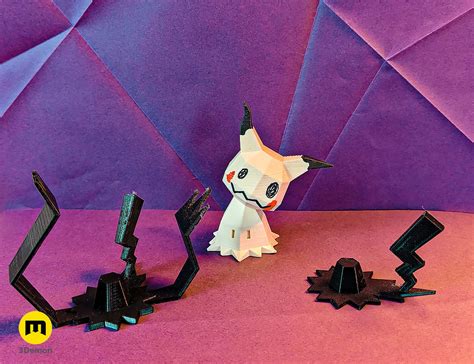 Mimikyu Low Poly Pokemon 3d Model 3d Printable Cgtrader