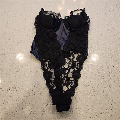 Black Lace Teddies Etsy