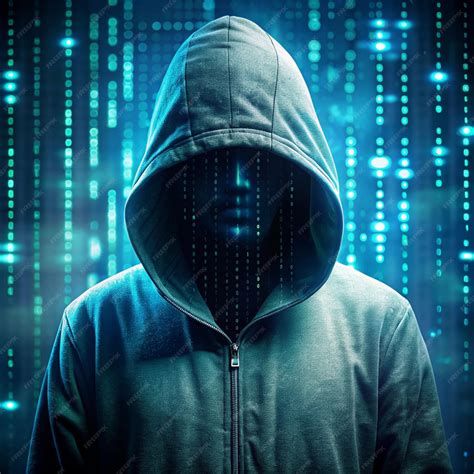 Anonymous Hacker In The Shadows Cyber Attack And Binary Code Premium Ai Generated Image