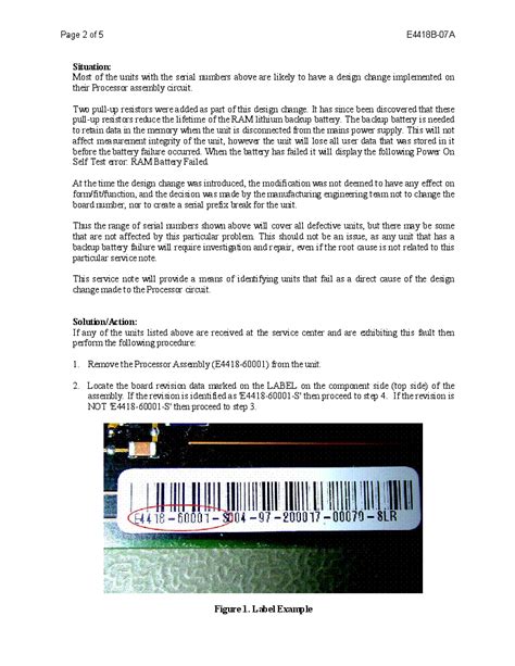 HP AGILENT E4418B 07A EPM POWER METER MODIFICATION Service Manual Download Schematics Eeprom